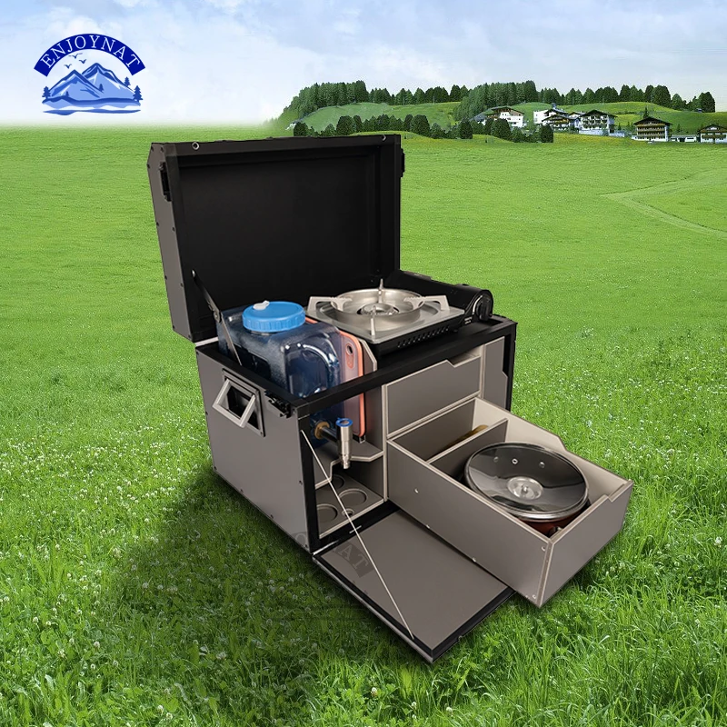 Outdoor-Mobile-Kitchen-Box-Portable-Folding-Camping-Kitchen-Picnic ...