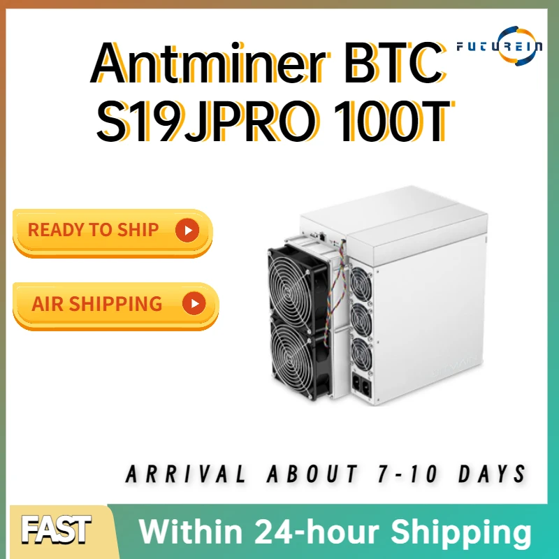 New Bitmain Antminer S19JPRO 104T 100T S19 86T 90T ASIC Crypto Mining ...