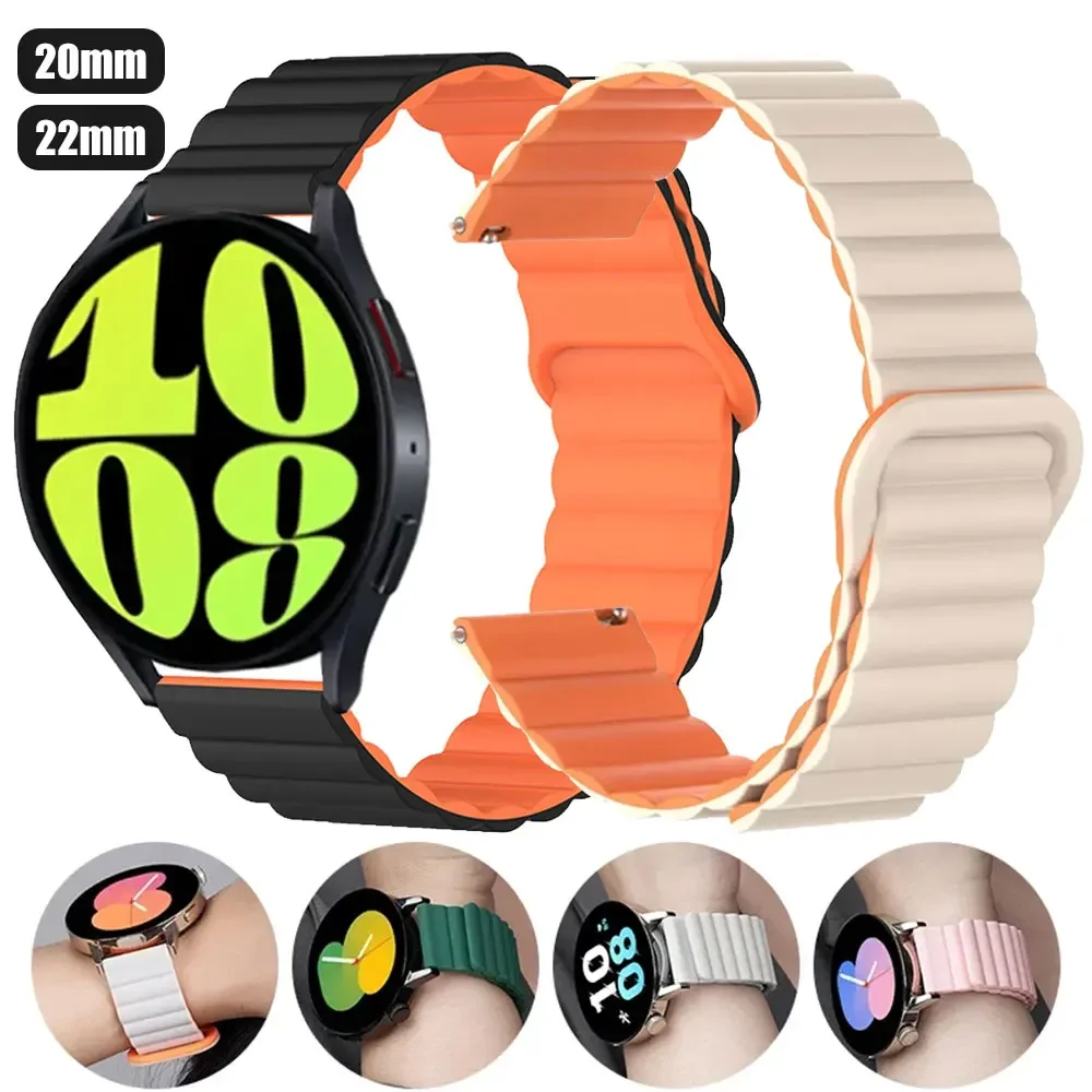 Magnetic-Loop-Strap-For-Samsung-Galaxy-Watch-6-5-4-40MM-44MM-4-6 ...