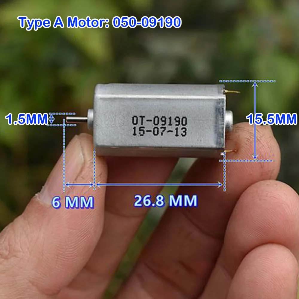 Micro-050-Motor-DC-5V-12V-17000RPM-cepillo-de-precisi-n-Metal-precioso ...