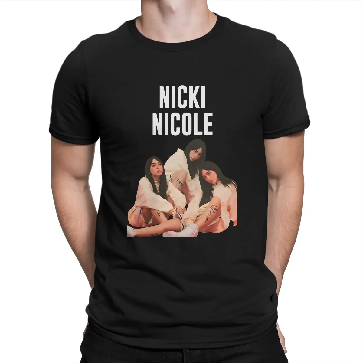 Wapo-Traketero-Men-s-T-Shirts-Nicki-Nicole-Singer-Funny-Tees-Short ...