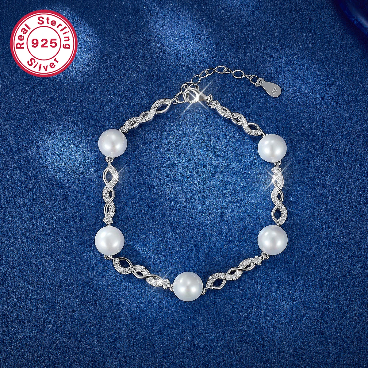 A-s925-sterling-silver-elegant-romantic-pearl-inlaid-zircon-bracelet ...