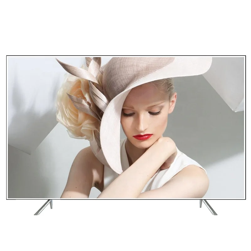 Stock-good-quality-white-frame-monitor-led-panel-tv-lcd-television ...