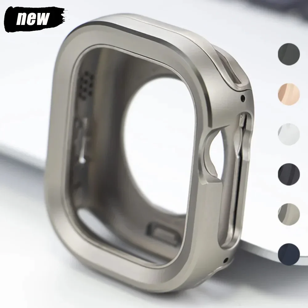 Metal Cover for Apple Watch Ultra Case 49mm 45mm 41mm 44mm 40mm Bumper ...
