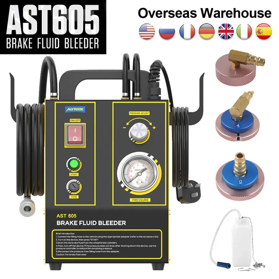 AUTOOL-AST605-Car-Brake-Fluid-Bleeder-Pump-Kit-Fast-Brake-Extractor ...