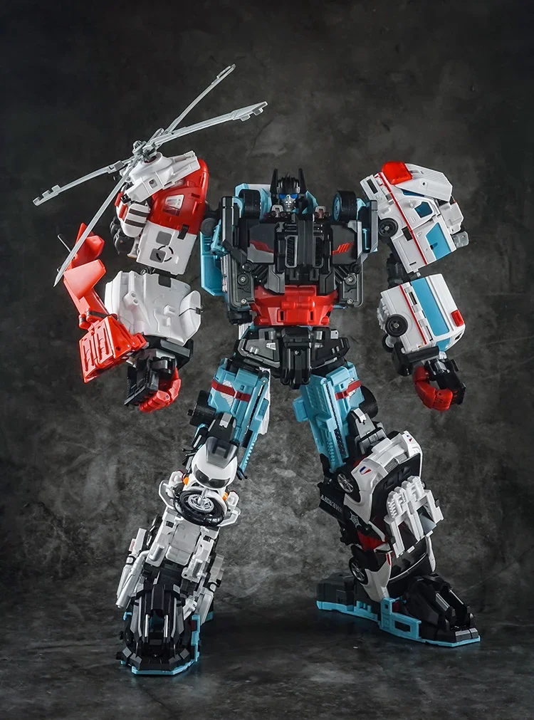 In stock Transforming Toy 5 in 1 Defensor Model YM-17 YM17 Vulcan Hots ...