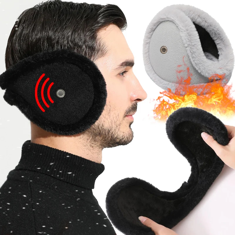 Orejeras-gruesas-de-piel-para-hombres-y-mujeres-orejeras-de-invierno ...