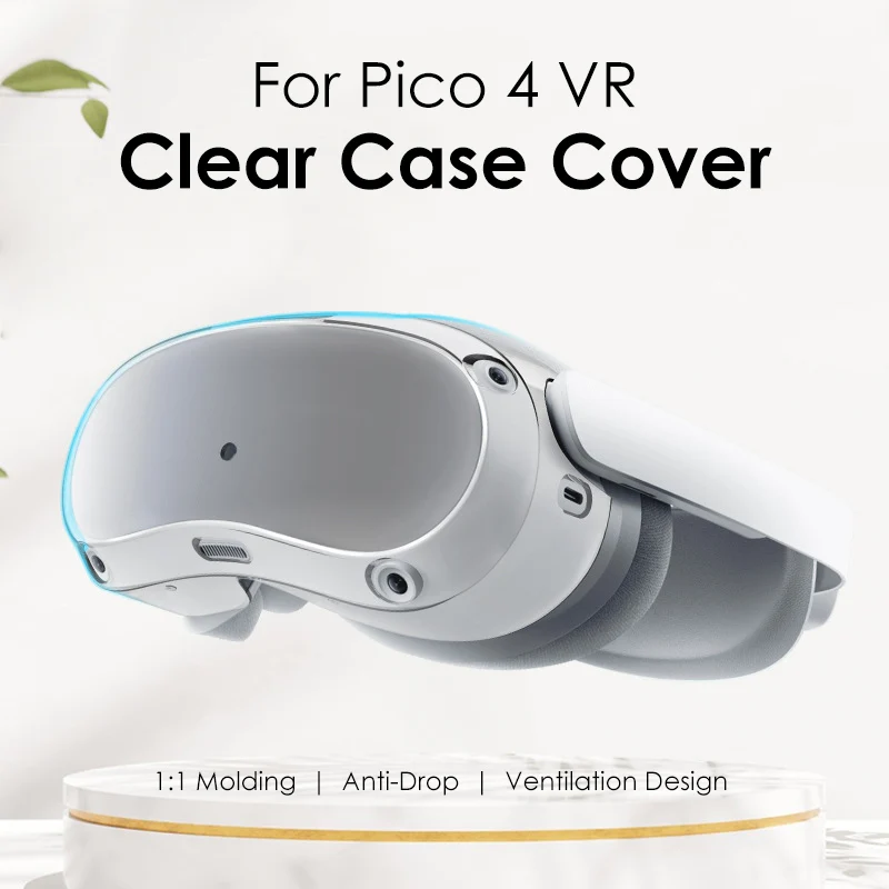Clear Case Cover for PICO 4 VR Accessories Transparent PC Protection ...