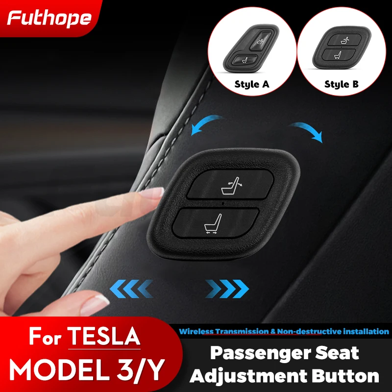 Futhope Copilot Seat Adjustment Wireless Switch Buttons for Tesla ...