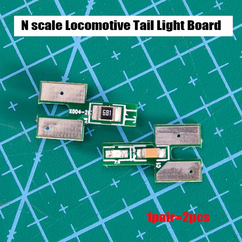 1:160 Railway Train Accessories N scale Locomotive Tail Light Board LED ...
