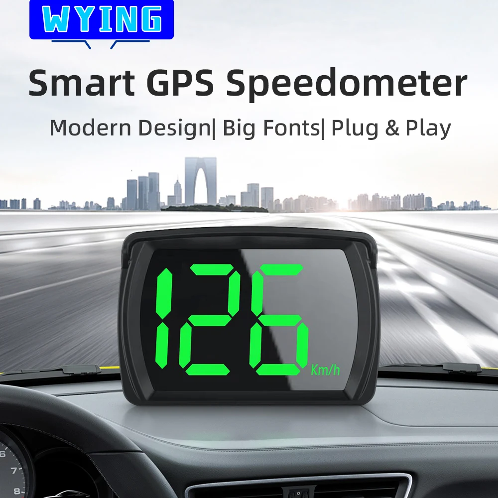 WYING – compteur de vitesse GPS KMH MPH HUD, affichage tête haute ...
