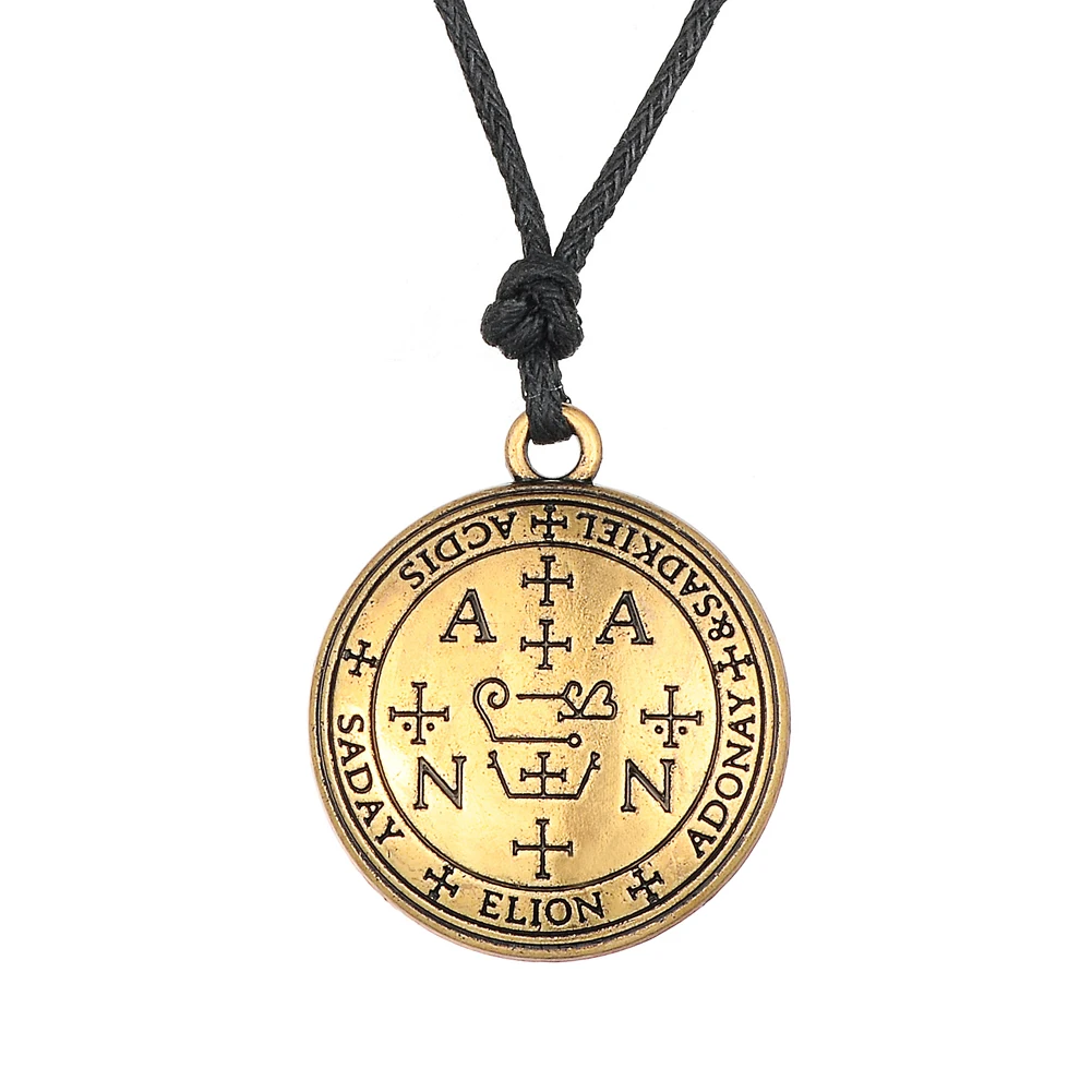 Talisman-Of-Protection-Good-Luck-Amulet-Necklace-Stainless-Steel-Wealth ...