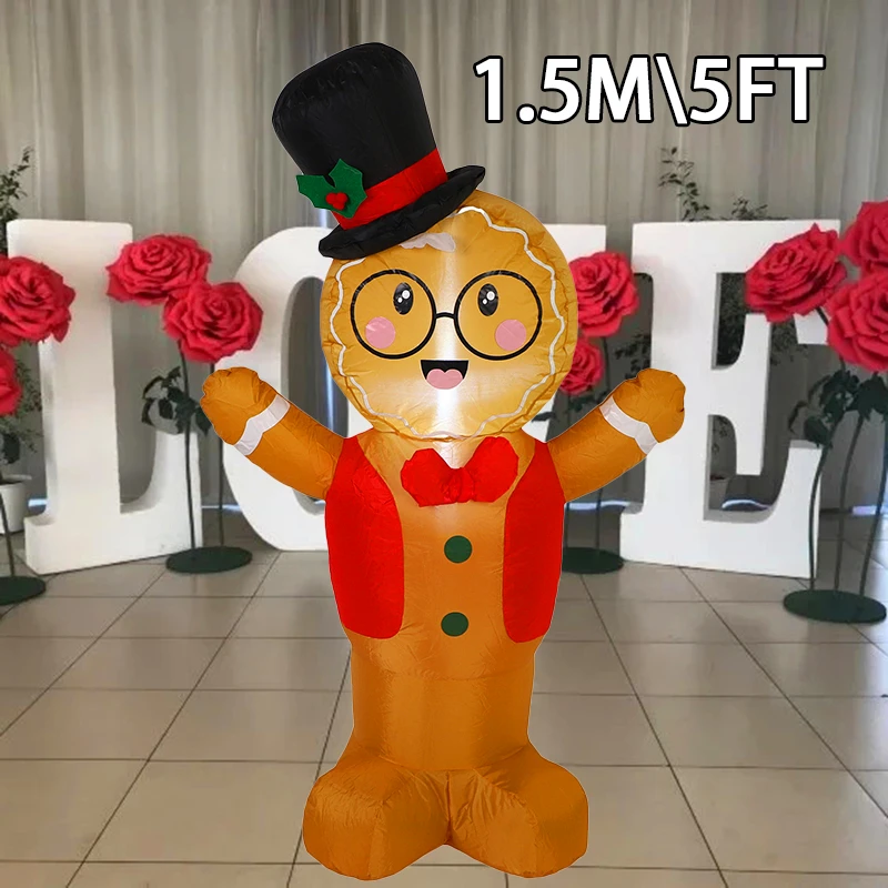 1-5M-5FT-Gingerbread-Boy-Inflatable-Toy-Valentine-s-Day-Infalatable ...