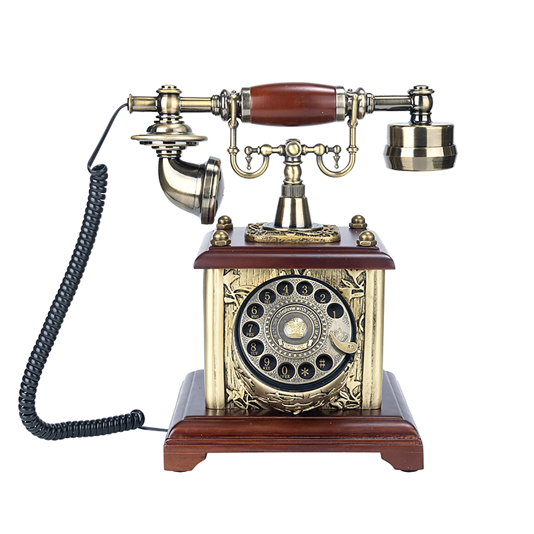 retro-roulette-dial-telephone-60s-old-landline-decoration-gift-European ...