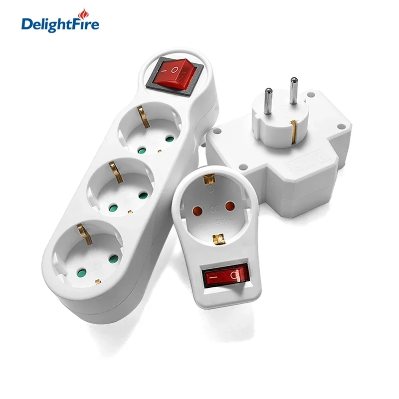 EU-Electric-Socket-Power-Strip-European-Standard-16A-European-Type ...