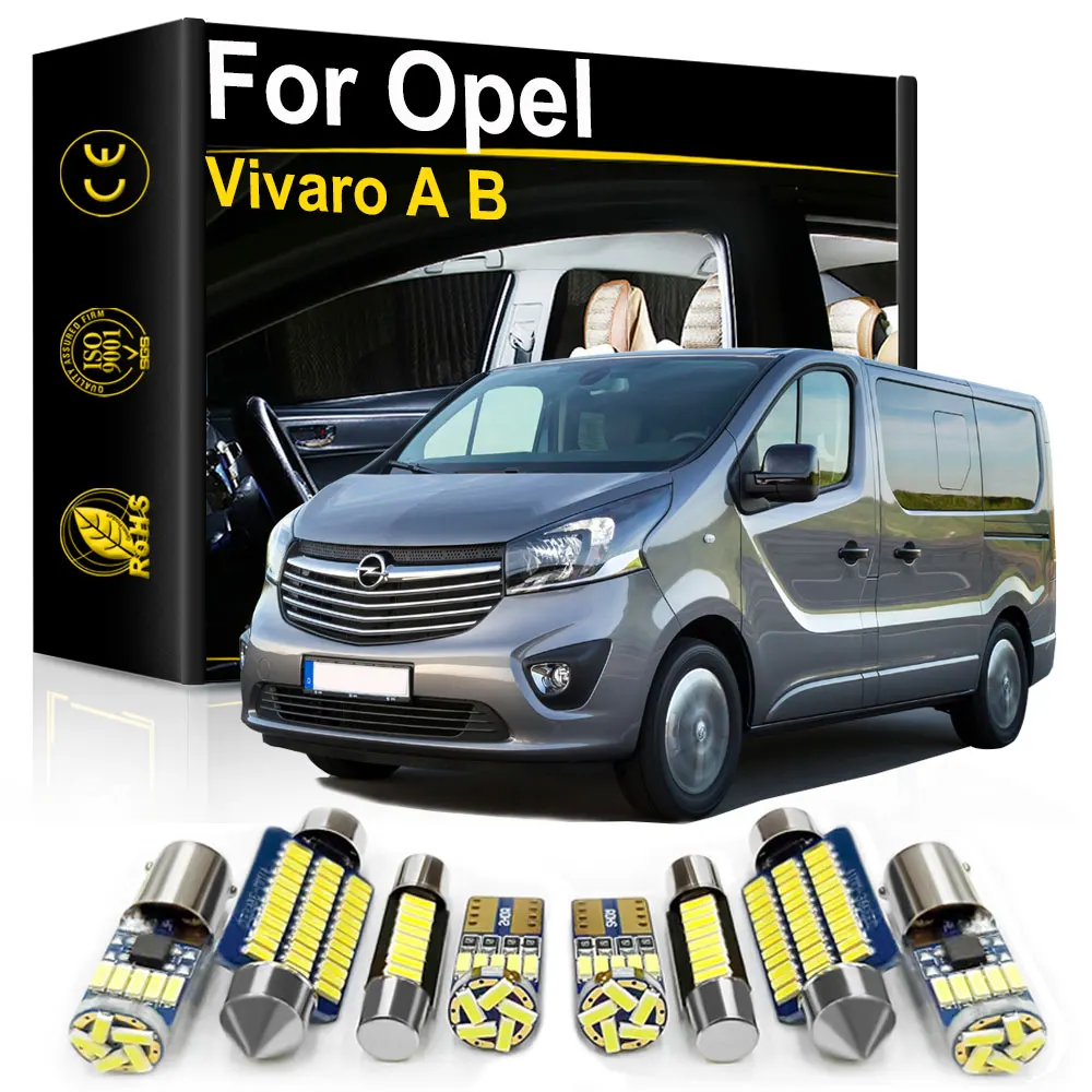 Car Interior LED Light For Opel Vivaro A B 2001 2003 2004 2005 2006 ...