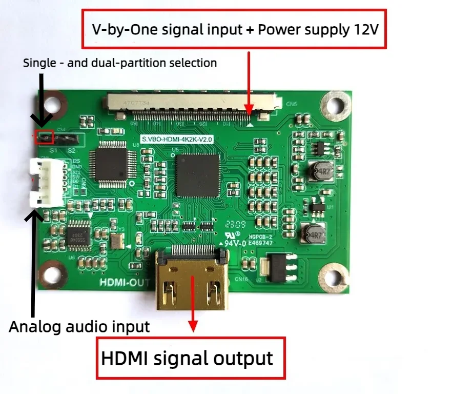 V-by-One-to-HDMI-Board-Vbyone-VBO-to-HDMI-Board-Output-Support-4K2K ...