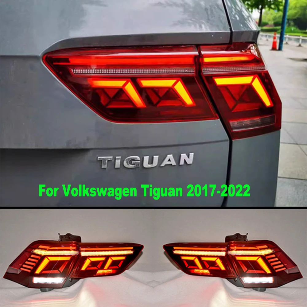 For-Volkswagen-Tiguan-2017-2022-taillight-assembly-modified-new-LED ...