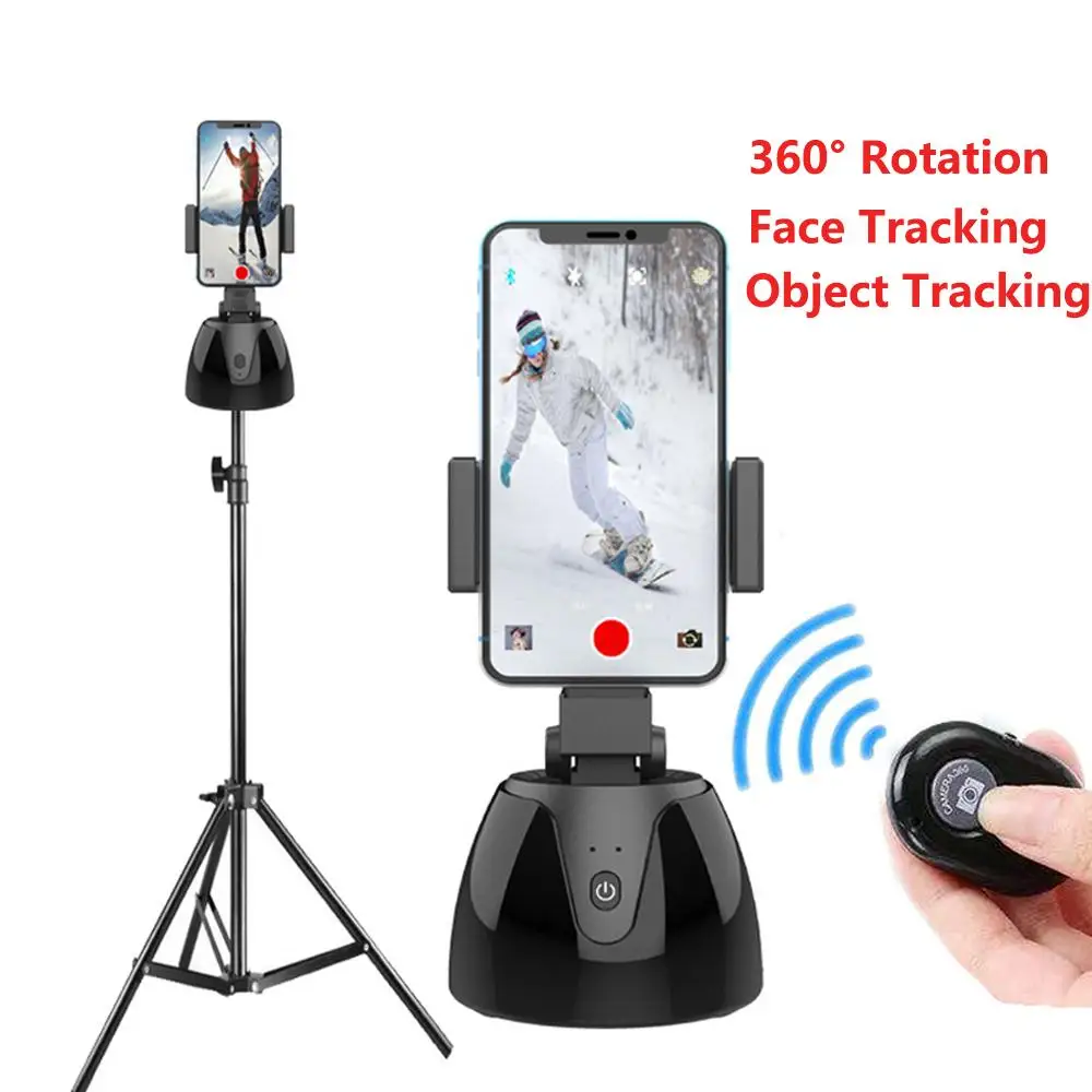 Automatic-Smart-Remote-Selfie-Stick-360-Degree-Rotation-Mobile-Phone ...