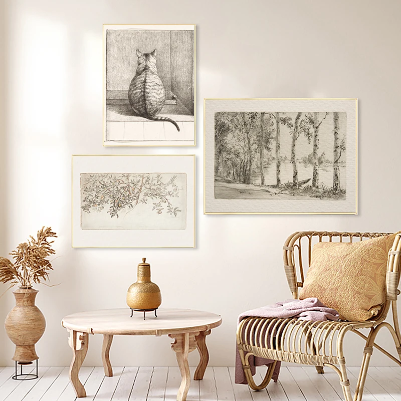 Rustic Farmhouse Sketches