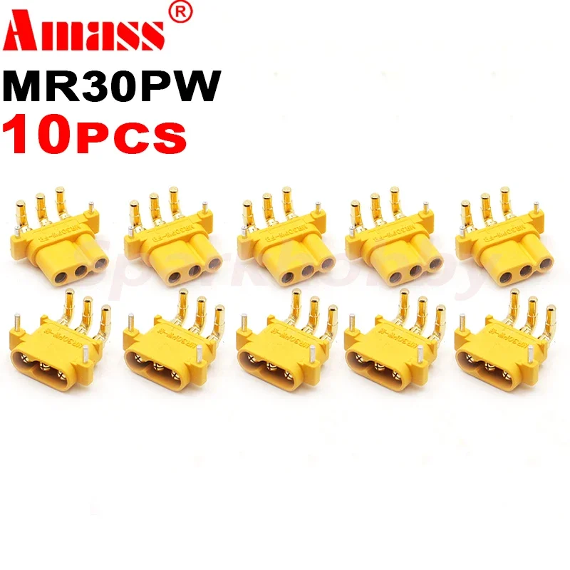 10PCS-5Pairs-Amass-MR30PW-Male-Female-Connector-Plug-PCB-3-PIN-90-Angle-Motor-ESC-plug.jpg