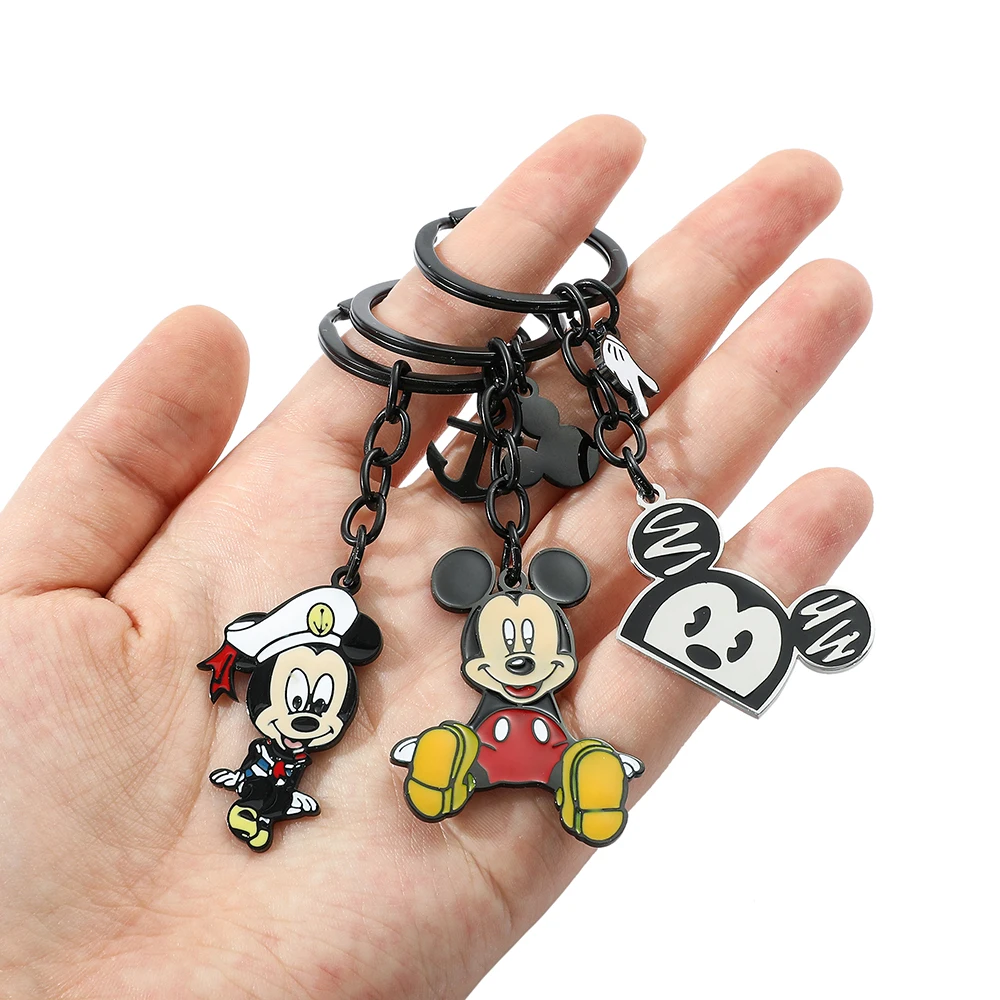 Disney-Keychain-Metal-Enamel-Mickey-Mouse-Key-Chains-Creative-Gift-Car ...