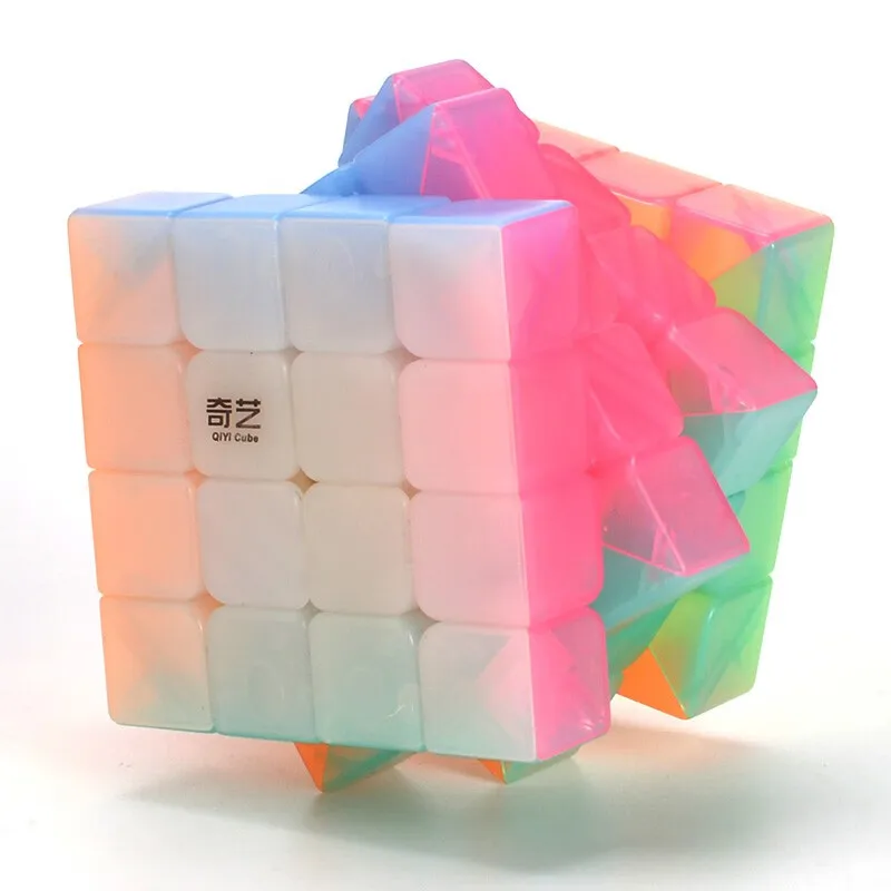 QIYI New Cute Jelly Color Magic Cube 4x4x4 Puzzle Speed, 52% OFF