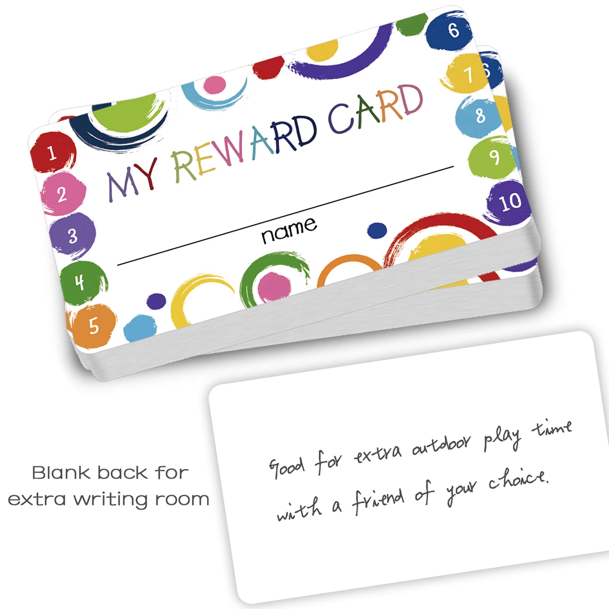 50pcs-Punch-Cards-My-Reward-Cards-Classroom-Student-Home-Behavior ...