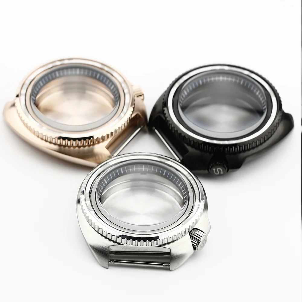 Steel Waterproof Case 42mm Watch Case for SUB GMT Watch Mod NH3 NH35 ...
