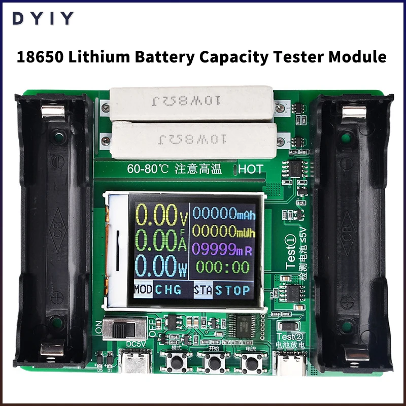 18650-Lithium-Battery-Capacity-Tester-Module-MAh-MWh-Digital-Battery ...