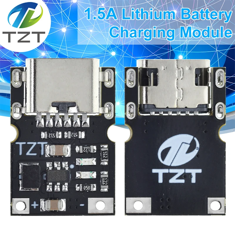 TZT-Type-C-USB-1-5A-Lithium-Battery-Charging-Module-Synchronous-Rectification-High-efficiency ...