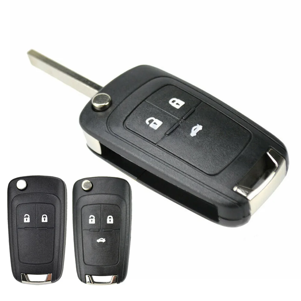 2-3-Buttons-Car-Flip-Key-Case-Cover-Shell-Fob-Protective-Modification ...