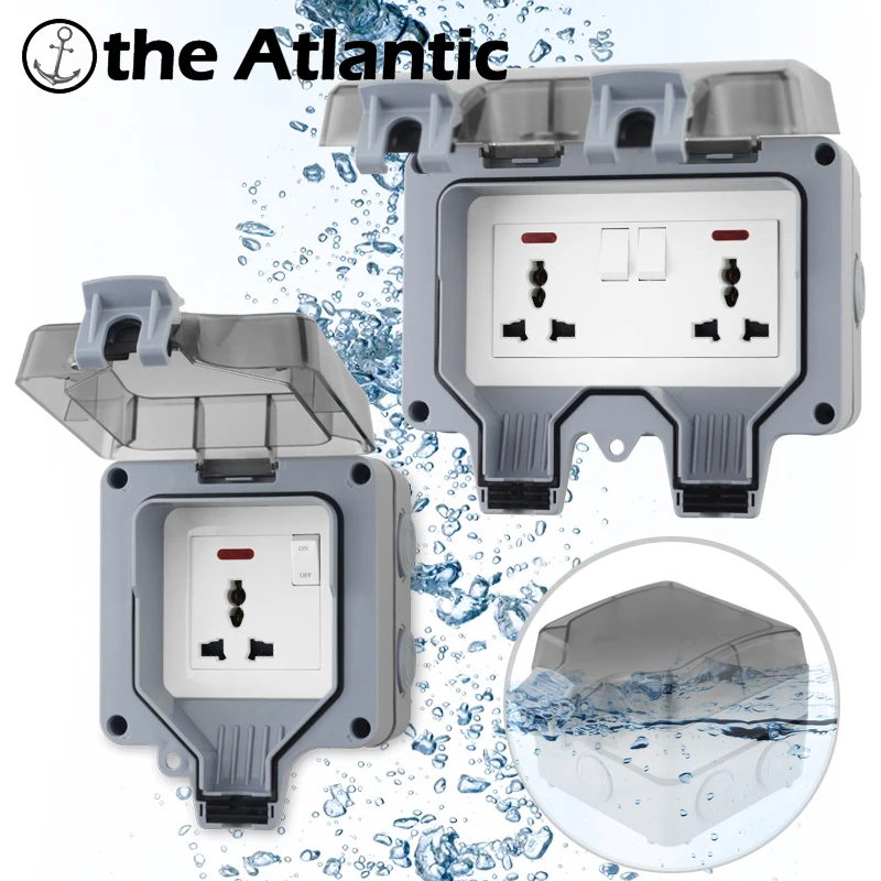 13A-Universal-Socket-IP66-Waterproof-Socket-Outdoor-Socket-Wall-Power ...