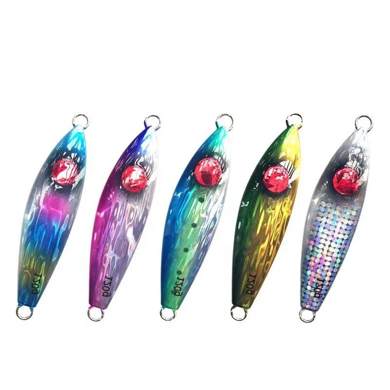 1PC-60g80g100g120g150g-Saltwater-Slow-Metal-Jigging-Lure-Ocean-Fishing ...