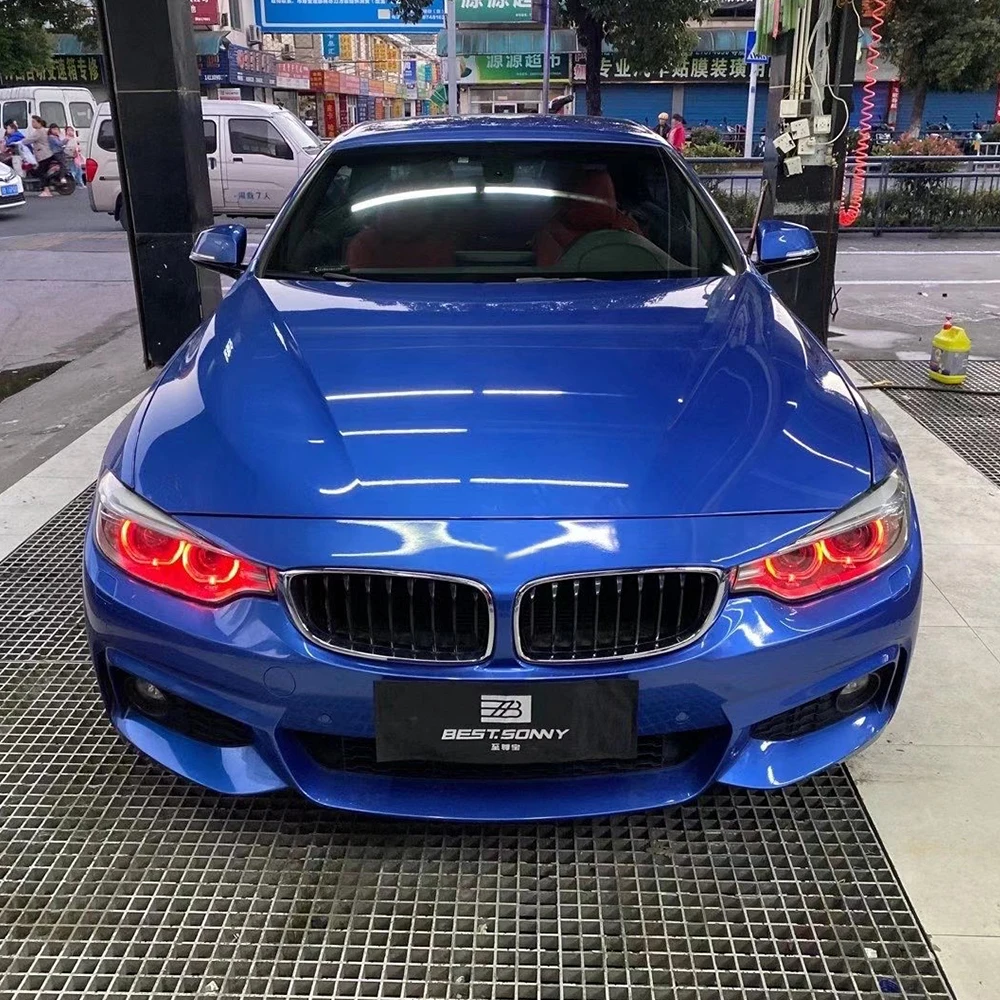 Bavissfor BMW 4 Series Lemon YELLOW DRL RGB หลากสี LED บอร์ด F32 F33 ...