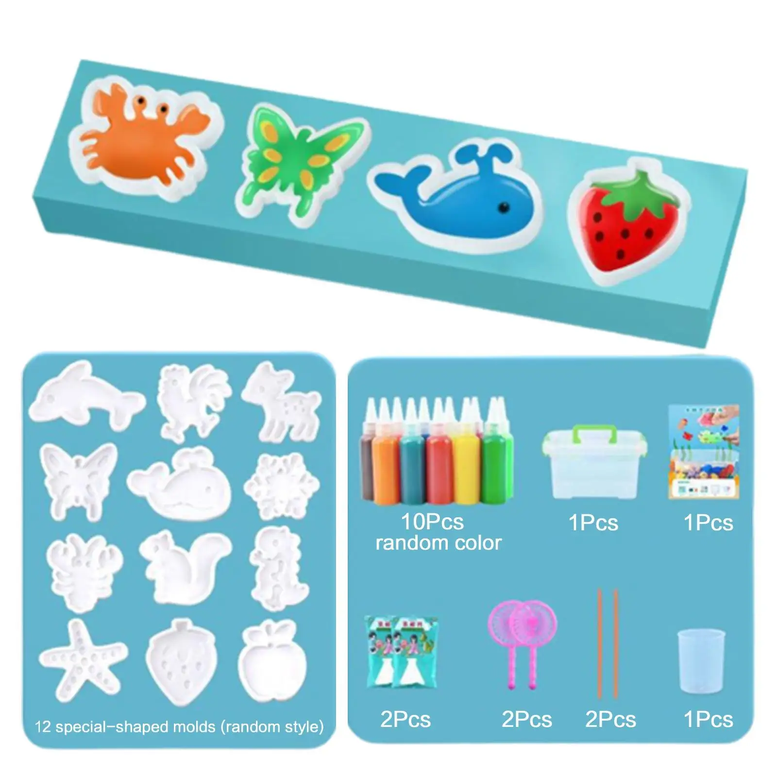 Kids Creative 3d Magic Water Colorful Figures Making Toy Diy Doodle ...