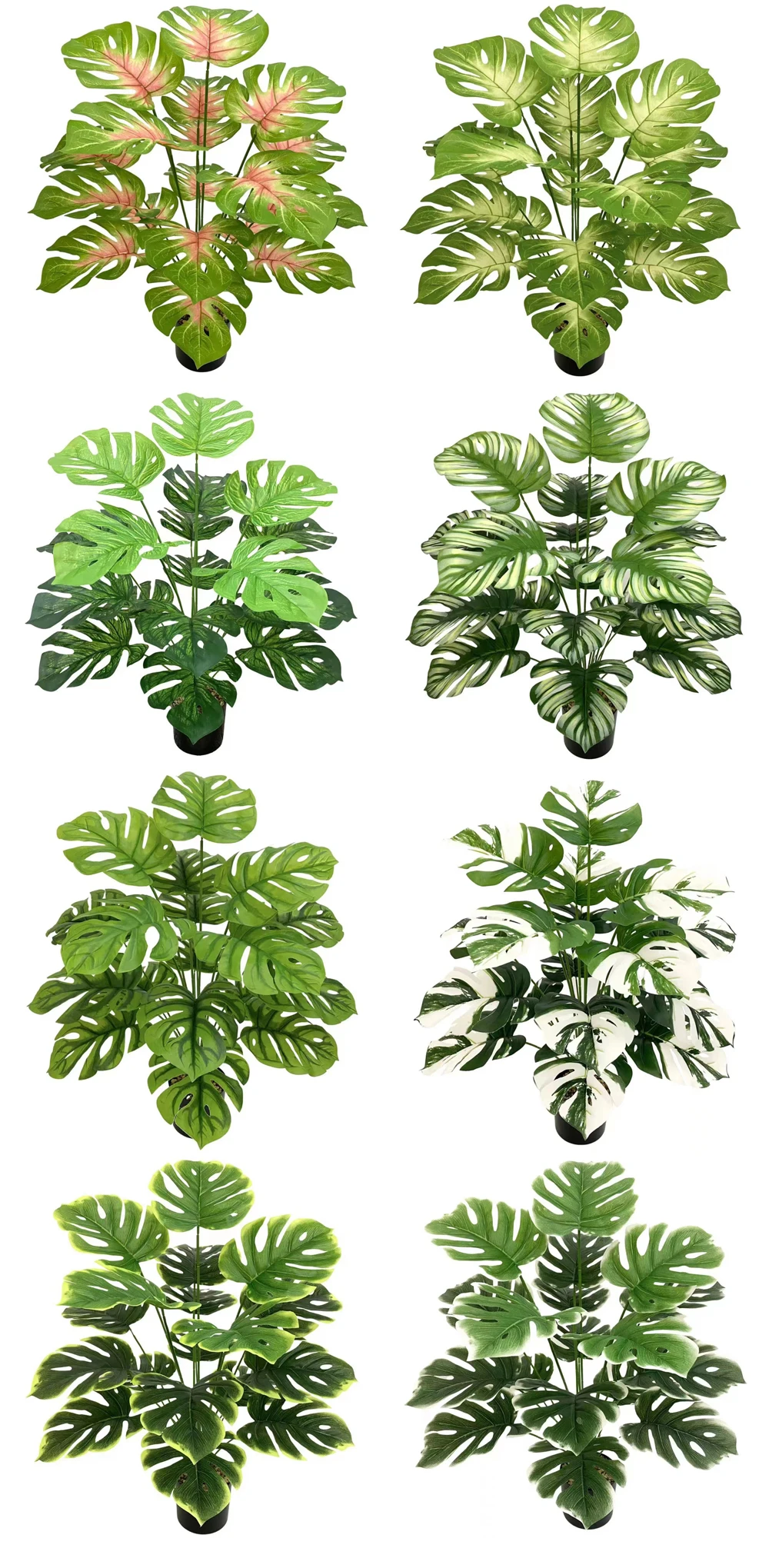 Extra Large Artificial Plant Turtle Back Bamboo Palm Leaf Garden ...