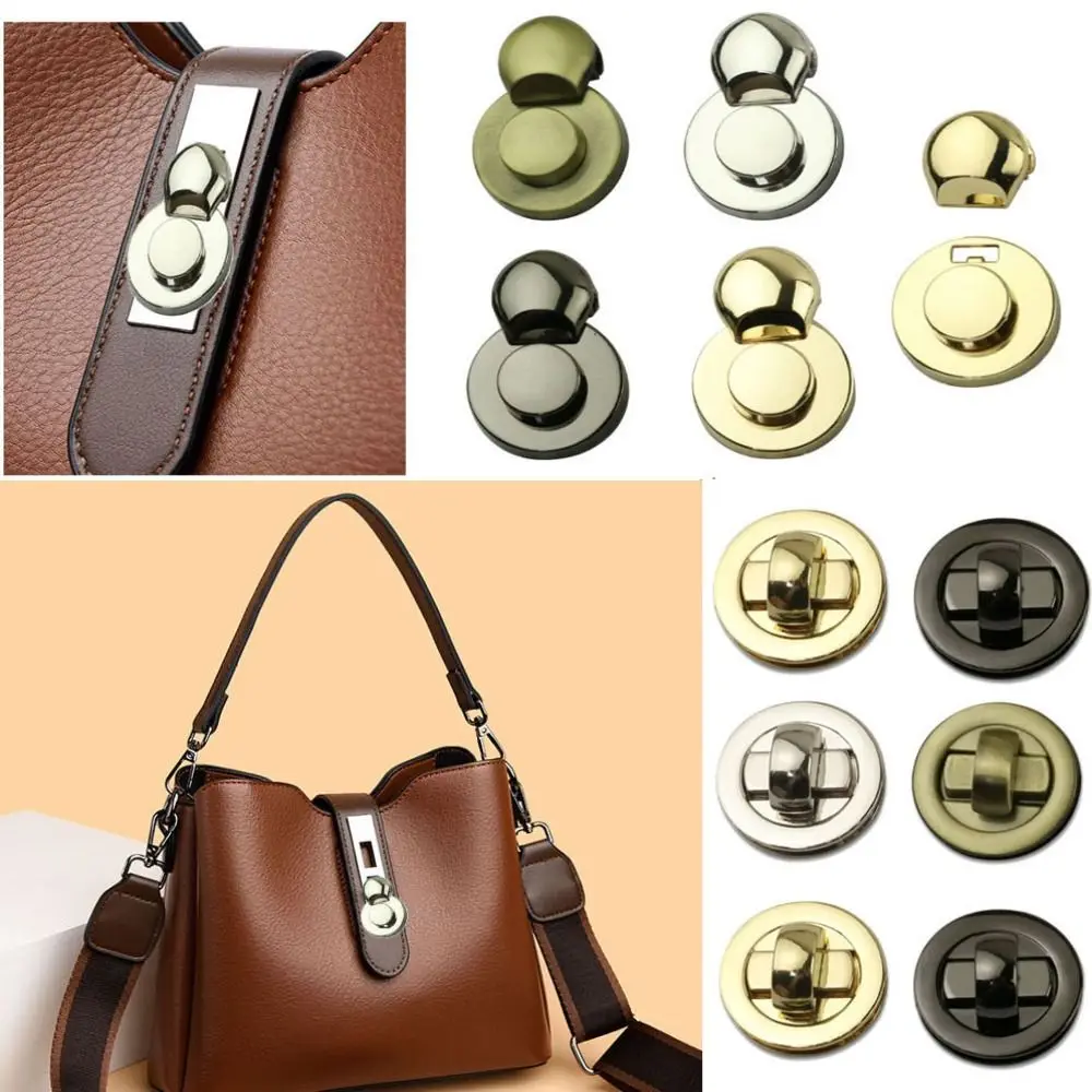 New-Metal-Round-Clasp-Durable-4-Colors-Oval-Twist-Lock-29-32mm-Turn ...