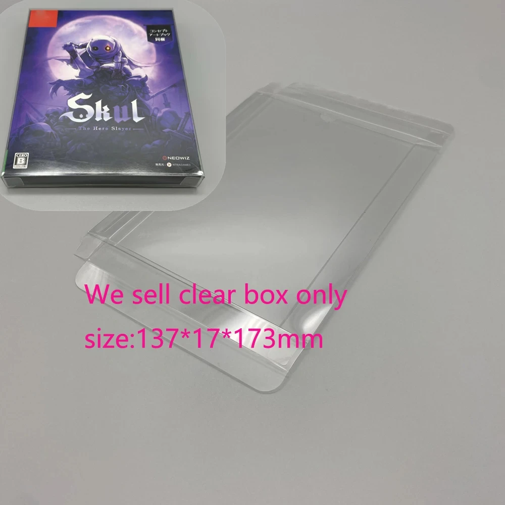 Clear-Transparent-PET-cover-For-SWITCH-NS-Skul-the-hero-slayer-game-Japan-limited-version ...