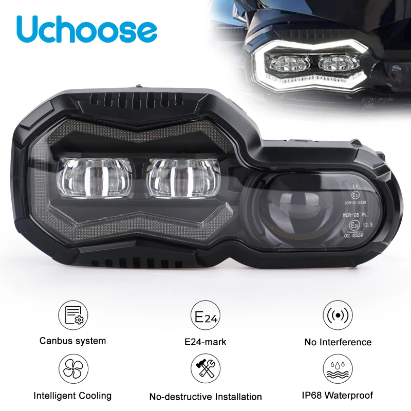 Motorcycle Headlight Bmw 800gs | Headlights Motorcycle F800 Gs ...
