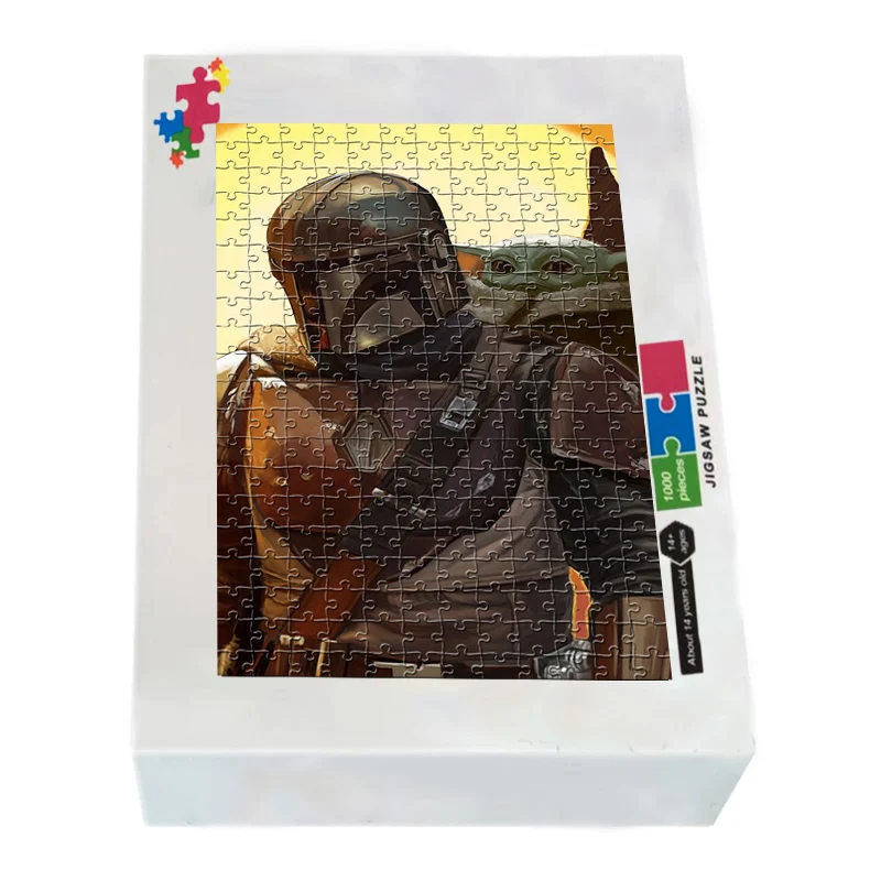 Mandalorian-With-Baby-Yoda-Puzzle-Disney-Movie-Star-Wars-Paper-Puzzle ...