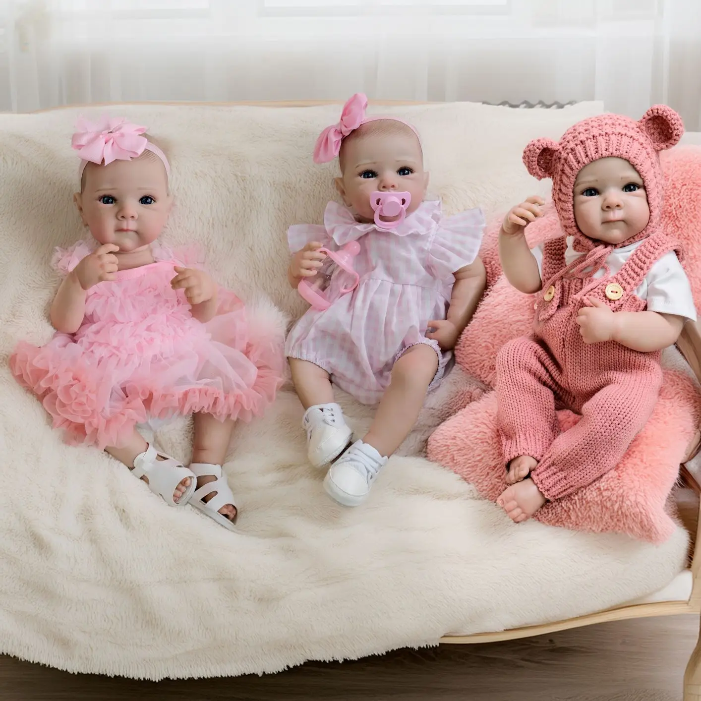 NPK 18inch Bettie Reborn Baby Newborn Doll Lifelike Soft Touch Cuddly ...