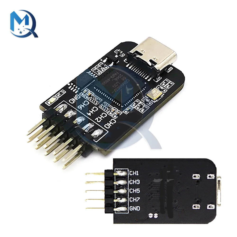 Logic Analyzer Type-C Interface Arm FPGA Debugging Tool 24m Sampling 8 Channels Analyzer ...