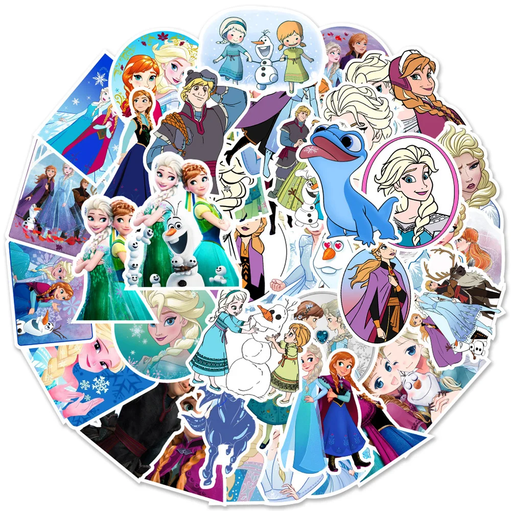10-30-50pcs-Disney-Princess-Anna-Elsa-Frozen-Stickers-Kawaii-Girls-DIY ...