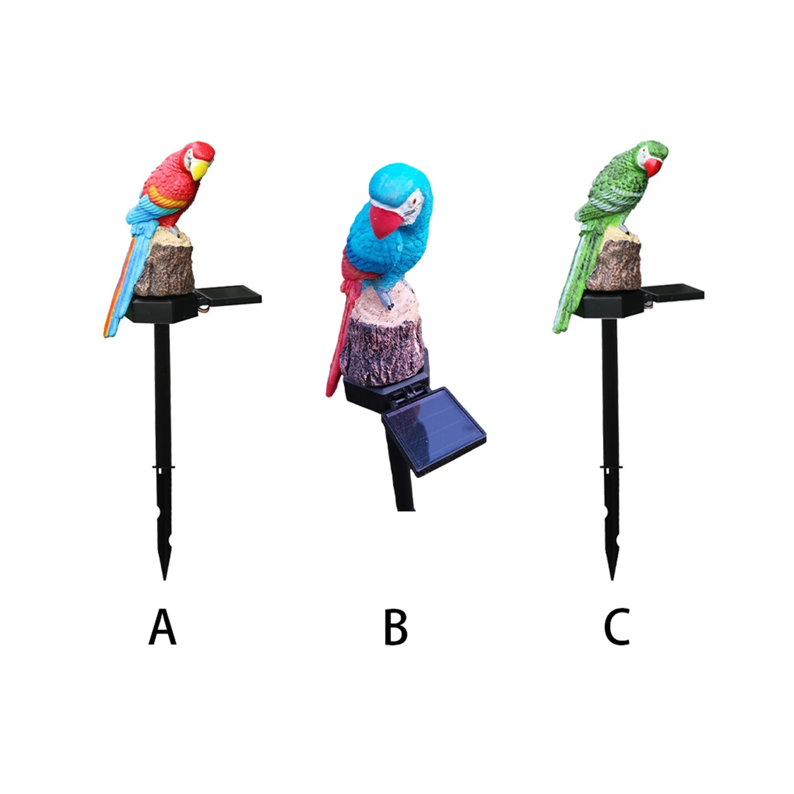 Outdoor-Yard-Patio-Solar-Light-Outdoor-Bird-Modeling-Lighting-for ...