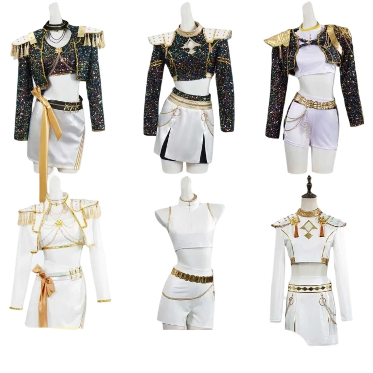 Kids Girls Lumi Mila Zuoyi Cosplay Black Golden Costume Wig For Child ...