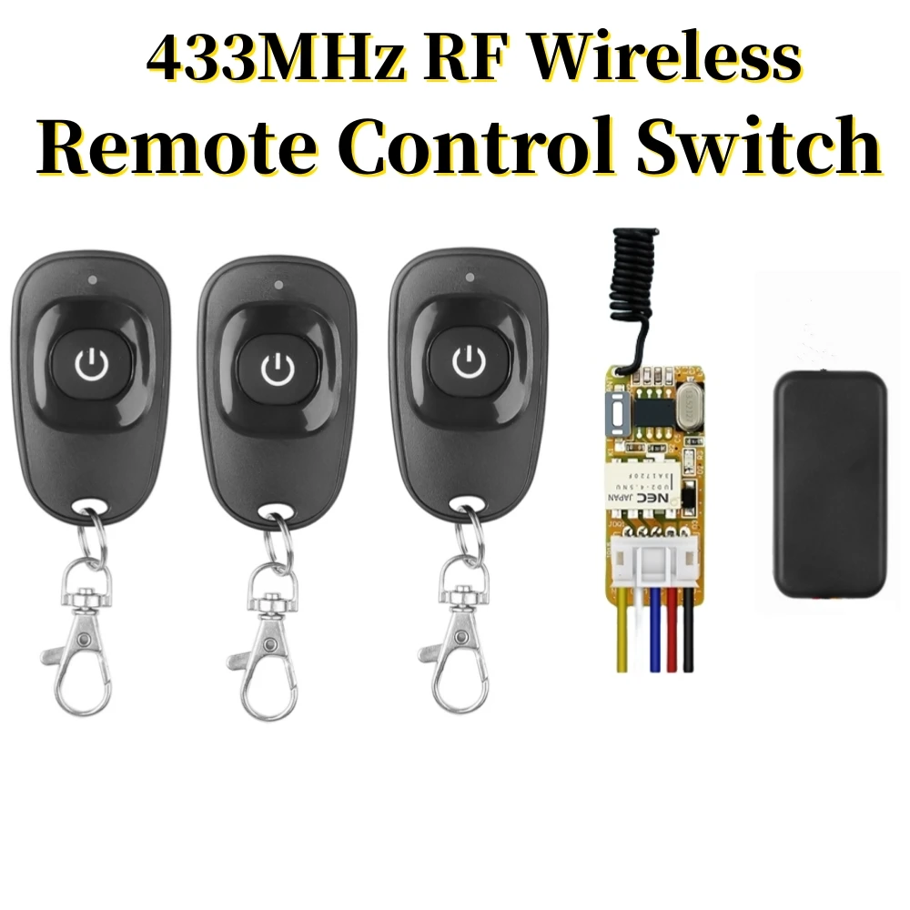 Wireless-Remote-Control-Switch-RF-433mhz-Relay-Receiver-DC-5V-6V-9V-12V ...