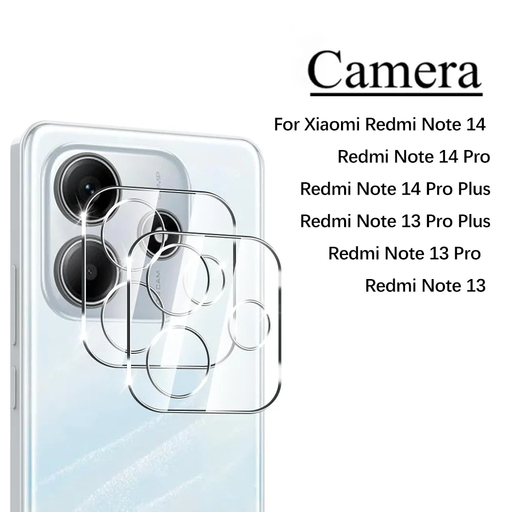 2Pcs HD 3D Tempered Glass Curved Camera Lens Protective Glass For ...