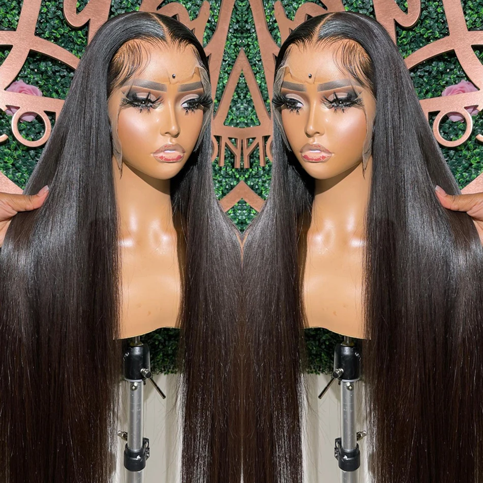 Human-Hair-360-Lace-Frontal-Wig-Brazilian-Bone-Straight-13x4 ...