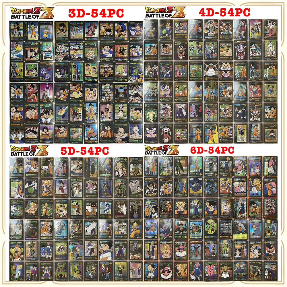 54PC/Set Anime Dragon Ball DIY ACG Story Boys Play Toys Collectible ...